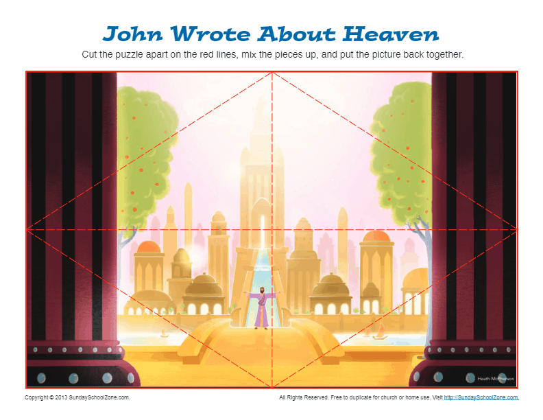 Heaven | Sunday School Bible Lessons and Activities for Children