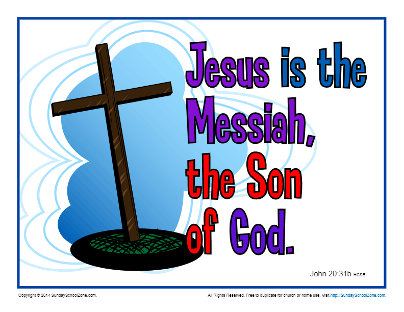 Bible Verses for Kids - Printable Poster - John 20:31b