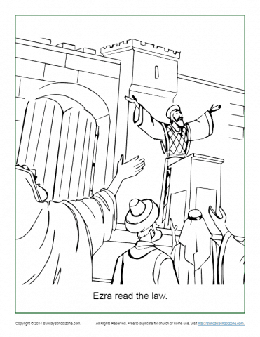 nehemiah coloring sheet