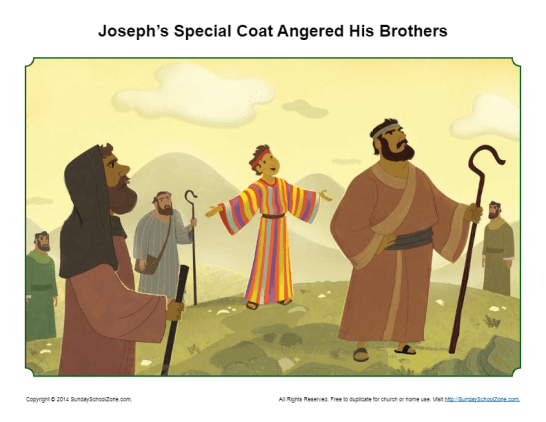 Joseph's Special Coat Archives - Children's Bible Activities | Sunday ...