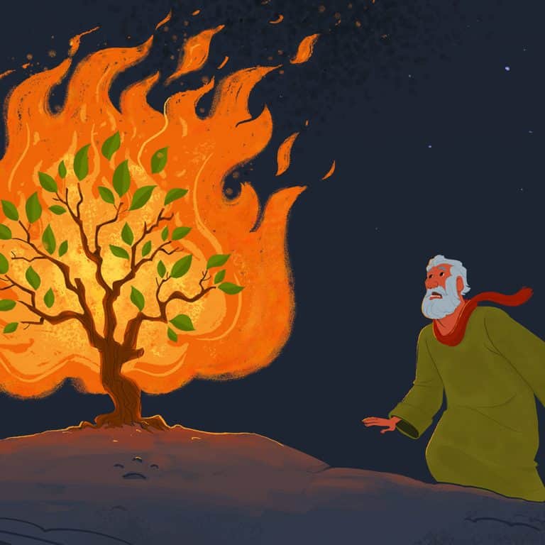 God Spoke to Moses Bible Lesson for Older Preschoolers
