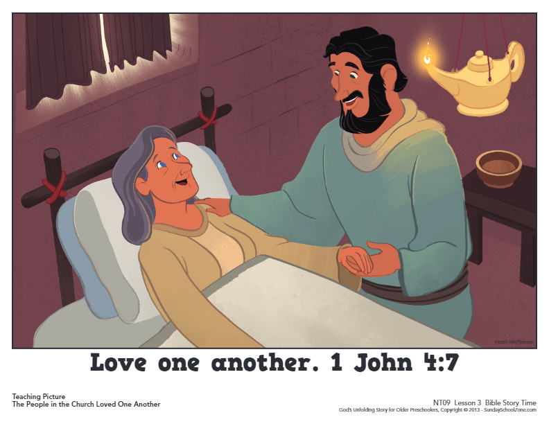 The People in the Church Loved One Another Teaching Picture