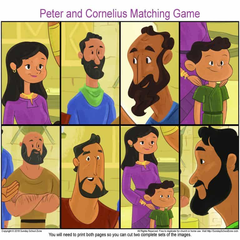 Listing of All Free Activities for Kids on Sunday School Zone