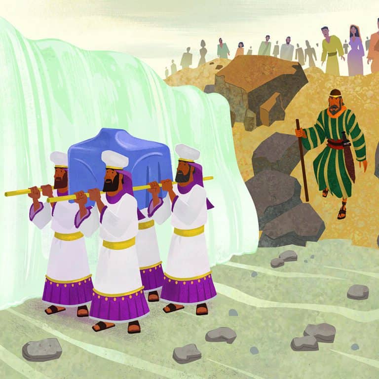 God Stopped the Jordan River Bible Story on Sunday School Zone