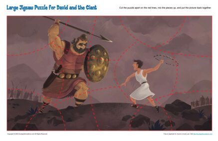 Free, Printable David Bible Activities on Sunday School Zone