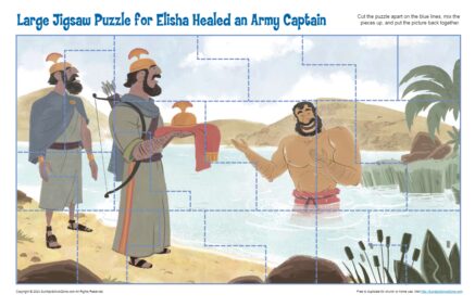 Free, Printable Elisha Bible Activities on Sunday School Zone