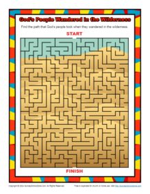 God’s People Wandered in the Wilderness Maze on SSZ