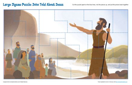 Free, Printable Bible Story Jigsaw Puzzles on Sunday School Zone