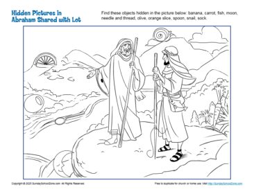 Free, Printable Abraham Bible Activities on Sunday School Zone