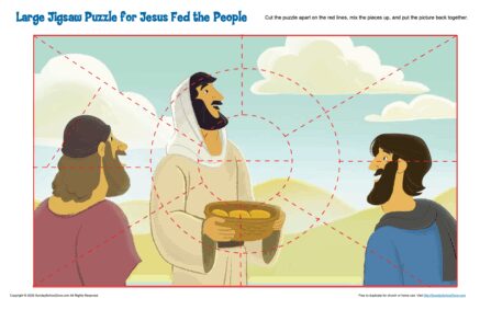 Free, Printable Bible Story Jigsaw Puzzles on Sunday School Zone