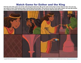 Free, Printable Esther Bible Activities on Sunday School Zone